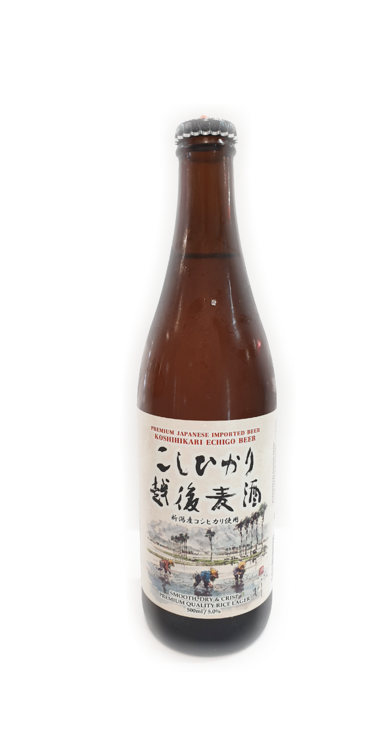 Echigo Rice Lager 500ml - Sake World